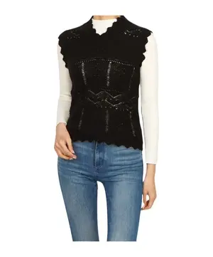 ALLSAINTS Lace V-neck Vest