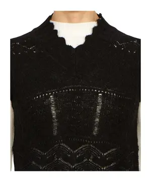 ALLSAINTS Lace V-neck Vest