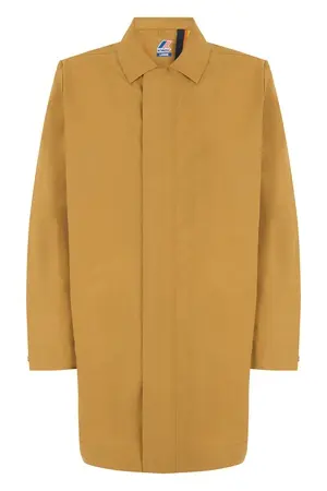 K-WAY Poirol Minimal Technical Coat - Brown