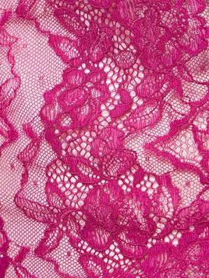 FLEUR DU MAL Lace Garter Bodysuit