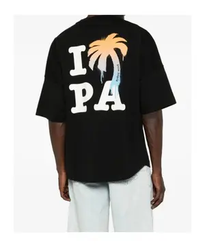 Palm Angels I Love Pa Oversize T-shirt - Black