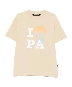 Palm Angels Palm-tree-print T-shirt