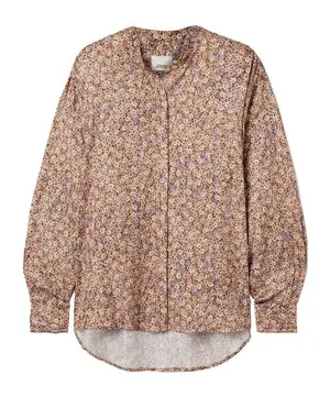 Isabel Marant Étoile Harlow Printed Silk Blend Blouse