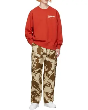 AMBUSH Logo Print Relaxed Crewneck Sweatshirt