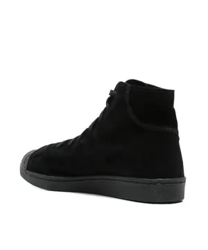 Y3 X Kuro High-top Lace-up Sneakers - Black