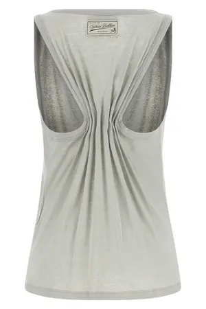 Victoria Beckham Split Tank Top With Teardrop Cut-out