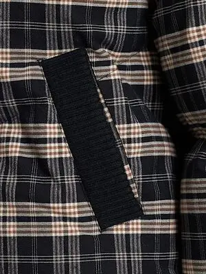 Varley Plaid Cotton Zip-up Coat