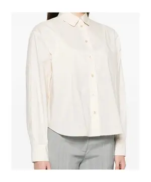 FORTE_FORTE Long Sleeve Shirt - White