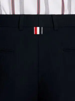 Thom Browne 4-bar Detail Chino Shorts - Navy Blue