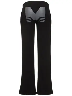 MOWALOLA Logo Print Cotton Jersey Sweatpants