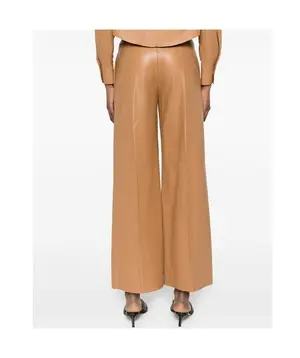 FORTE_FORTE High-waisted Wide-leg Trousers