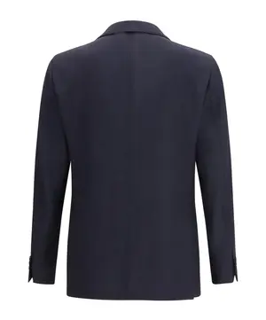LARDINI Single-breasted Jacket - Black
