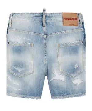 Dsquared2 Distressed Denim Shorts