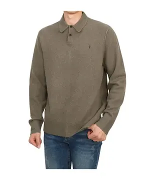 ALLSAINTS Long-sleeved Polo Shirt