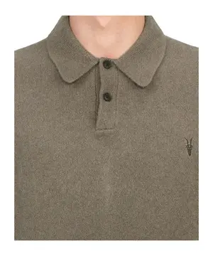 ALLSAINTS Long-sleeved Polo Shirt