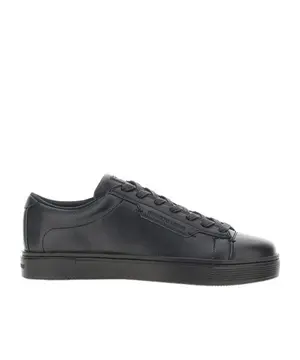 Emporio Armani Vachetta Leather Lace-up Sneakers