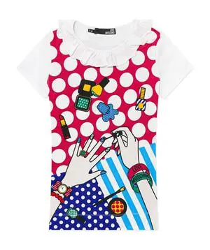 Moschino Pattern Printed T-shirt - White