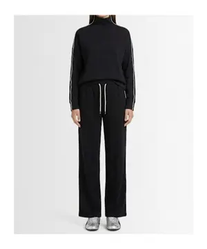 Varley Rona High Neck Sweatshirt With Striped Details