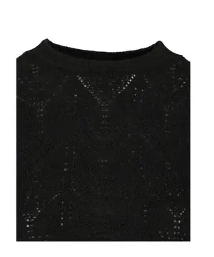 P.a.r.o.s.h Round Neck Short Sleeve Sweater