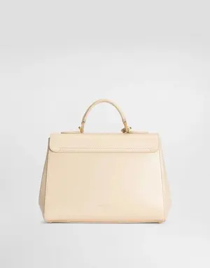 Dolce & Gabbana Marlene Foldover Top Handbag - White