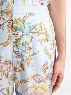 Etro Wide-leg Printed Trousers - Multicolor