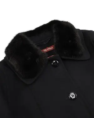 Max Mara Fur Collar Coat