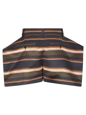 Sacai Horizontal Stripe Tailored Shorts