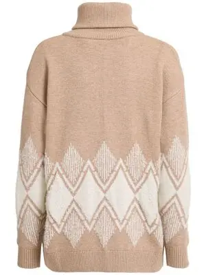 Varley Hedda Fairisle Half-zip Sweater