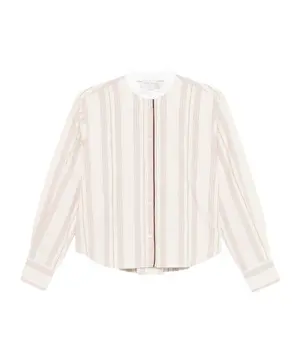 FORTE_FORTE Long Sleeve Shirt With Curved Hem - No