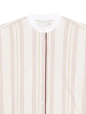 FORTE_FORTE Long Sleeve Shirt With Curved Hem