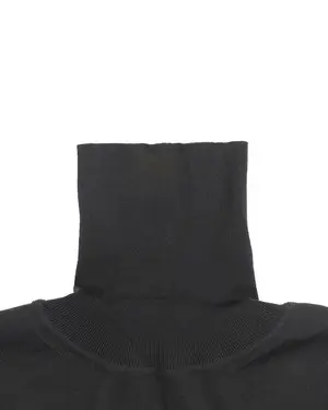 FERRAGAMO High-neck Ribbed Sweater - Black