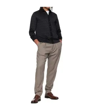 Paul Smith Long-sleeved Jacquard Shirt