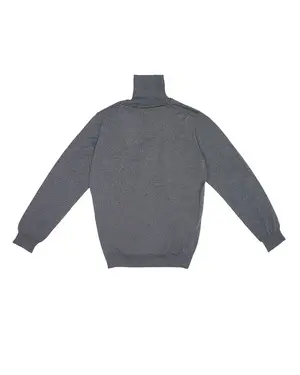 FERRAGAMO High-necked Sweater - Gray