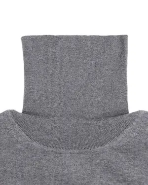 FERRAGAMO High-necked Sweater - Gray