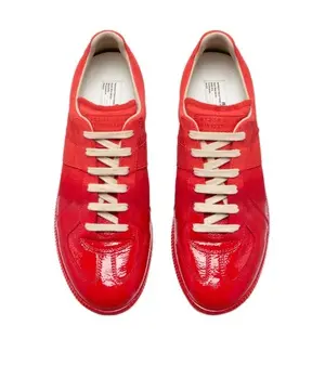 MAISON MARGIELA Replica Low Top Sneakers - Red