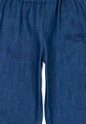 Balmain Elasticated Jeans With Letter Detail