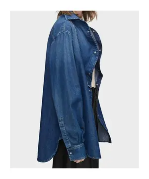 MAISON MARGIELA Folded Collar Denim Shirt
