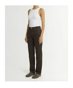 BY MALENE BIRGER Chicago Mid-rise Straight Leg Jeans - Black