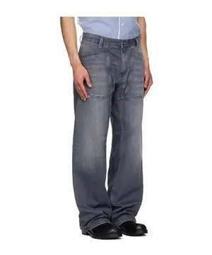 DIESEL® D-zeta Relaxed Fit Jeans - Grey