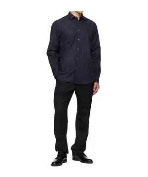 Paul Smith Swan Jacquard Collared Shirt