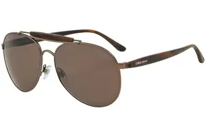 Giorgio Armani Aviator Sunglasses - Brown