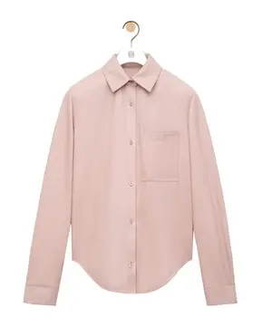 Loewe Lambskin Shirt With Embossed Logo