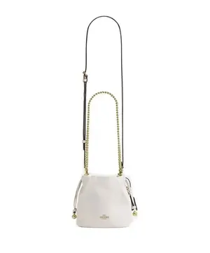 COACH Faye Mini Drawstring Bag - Chalk Color