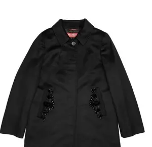 Max Mara Lapel Coat With Embellished Pockets
