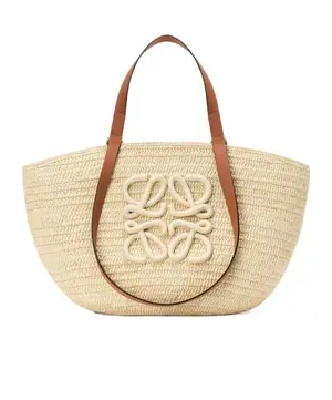 Loewe Medium Eclipse Woven Bag - Nude