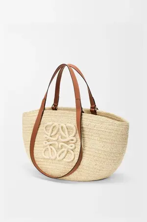 Loewe Medium Eclipse Woven Bag - Nude