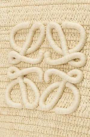 Loewe Medium Eclipse Woven Bag - Nude