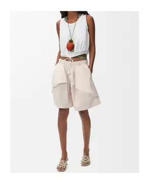 Loewe Paula's Drawstring Hem Knitted Top
