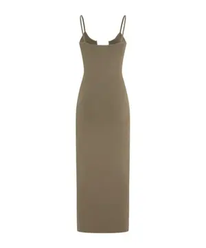Christopher Esber Spaghetti Strap V-neck Dress
