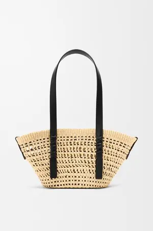 Loewe Small Braid Shoulder Bag - Nude
